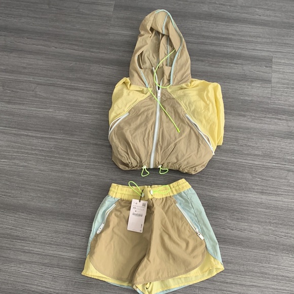 Zara | Shorts | Nwt Zara Multicolored Set | Poshmark